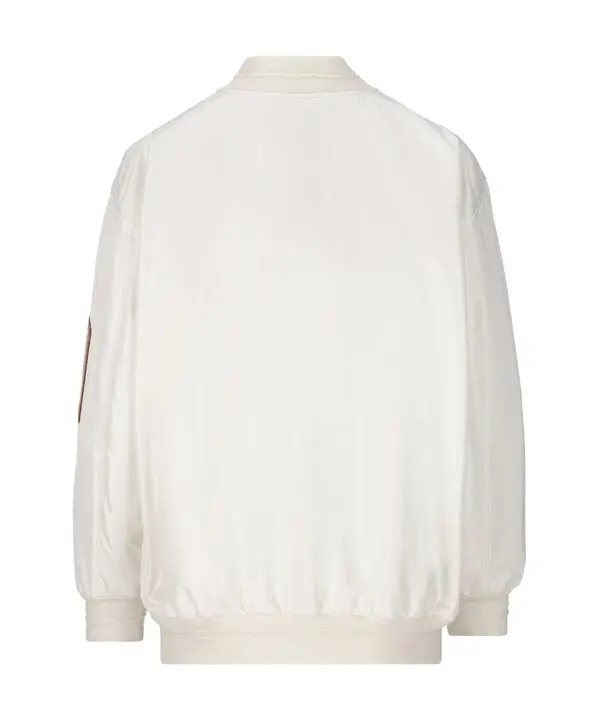 Loro Piana Zip-up Casual Jacket With Leather Trim