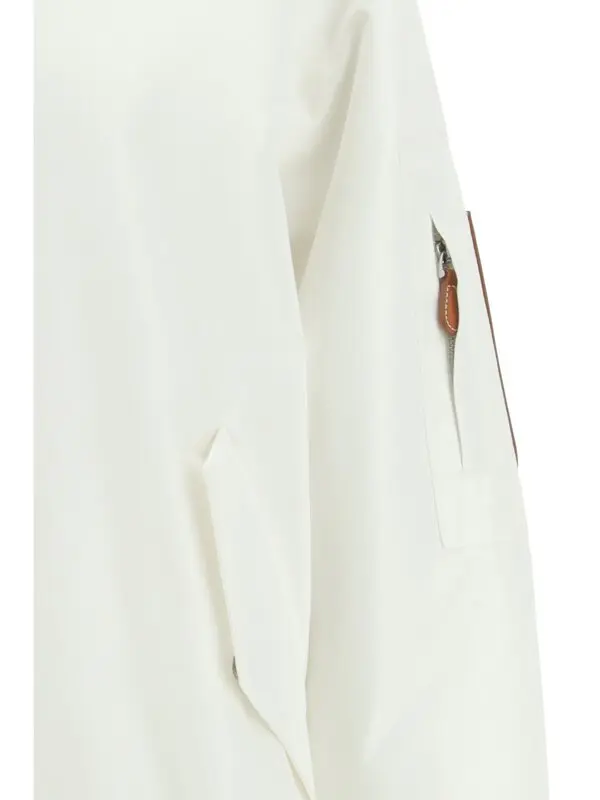 Loro Piana Zip-up Casual Jacket With Leather Trim