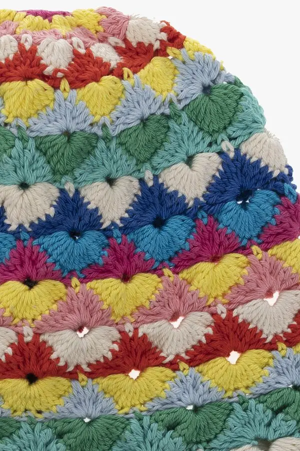 Alanui Over The Rainbow Crochet Knitted Hat - Multicolor