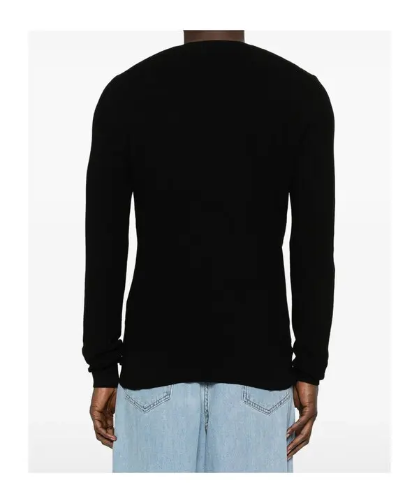 Dries Van Noten Long-sleeved Button-down Knit Sweater