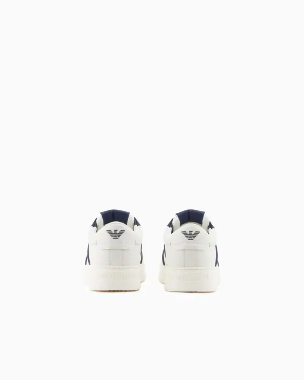 Emporio Armani Logo Printed Low-top Sneakers