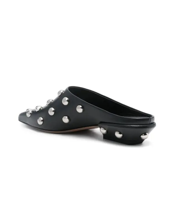 Paris Texas Embellished Square Toe Mules