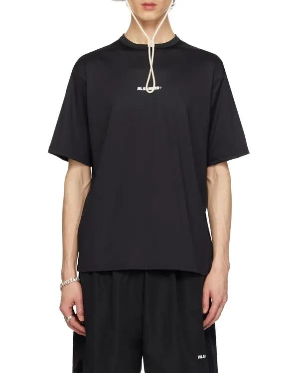 JIL SANDER Logo Printed Crewneck T-shirt
