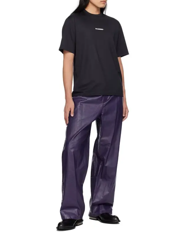 JIL SANDER Logo Printed Crewneck T-shirt