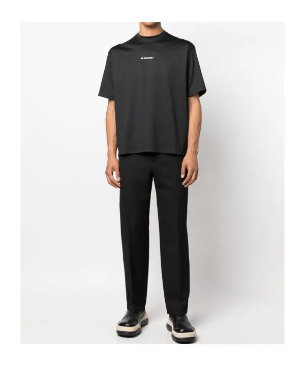 JIL SANDER Logo Printed Crewneck T-shirt
