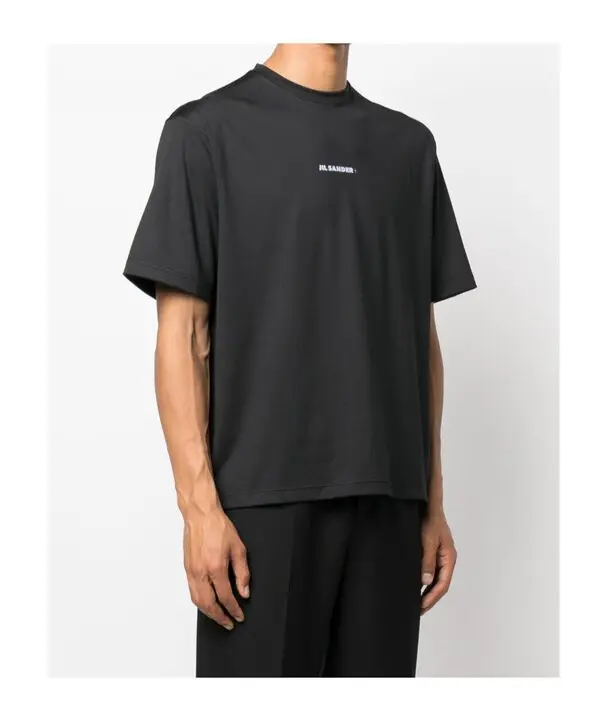 JIL SANDER Logo Printed Crewneck T-shirt