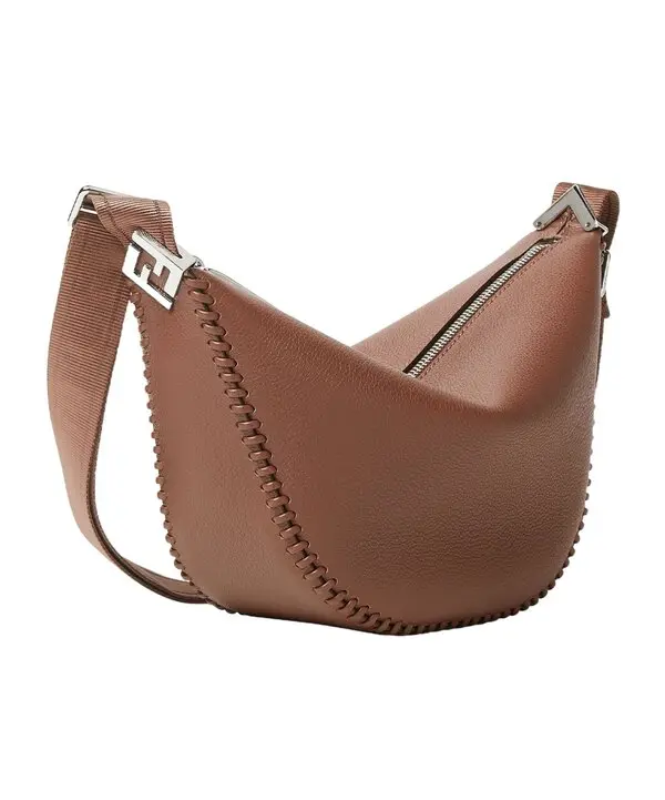 Fendi Roma Melon Small Shoulder Bag - Brown