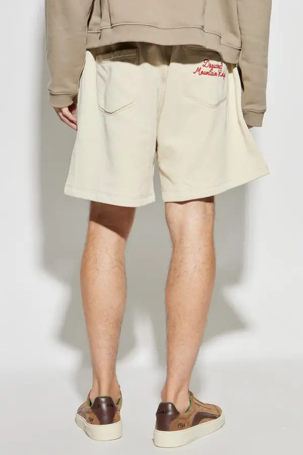 Dsquared2 Logo Embroidered Sweat Shorts