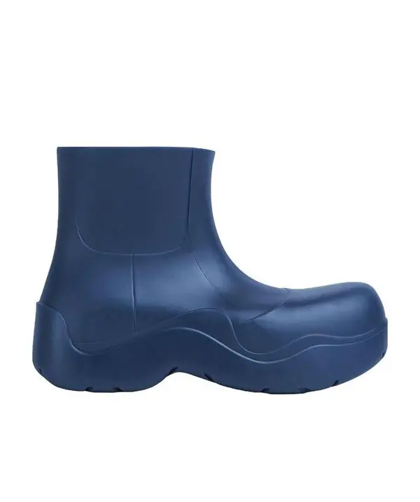 Bottega Veneta Round Toe Boots - Blue