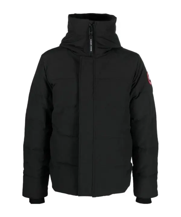 Canada Goose Macmillan Hooded Down Puffer Coat - Black