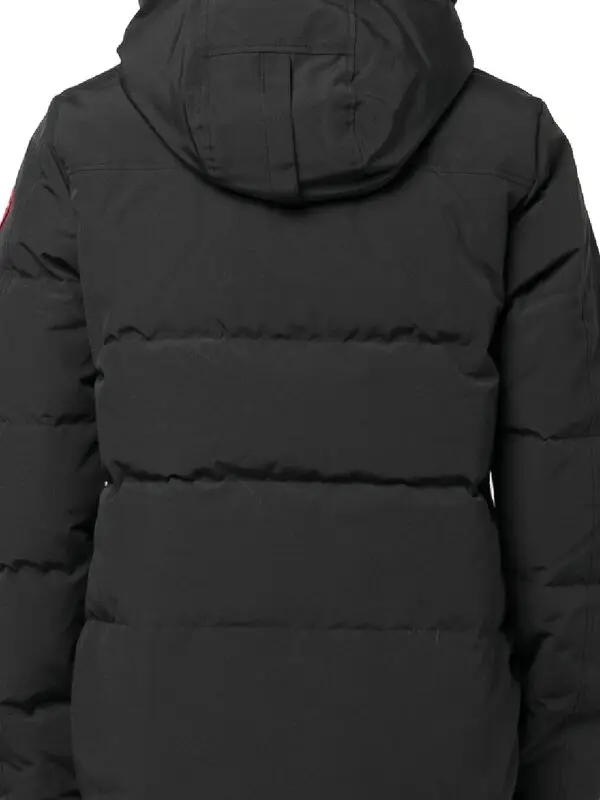 Canada Goose Macmillan Hooded Down Puffer Coat - Black