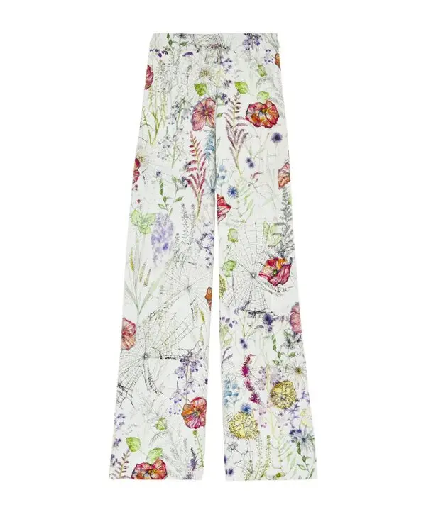 Alexander McQueen Meadow Floral Print Trousers