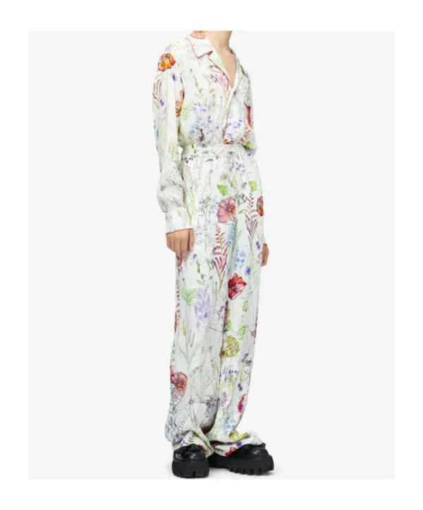 Alexander McQueen Meadow Floral Print Trousers