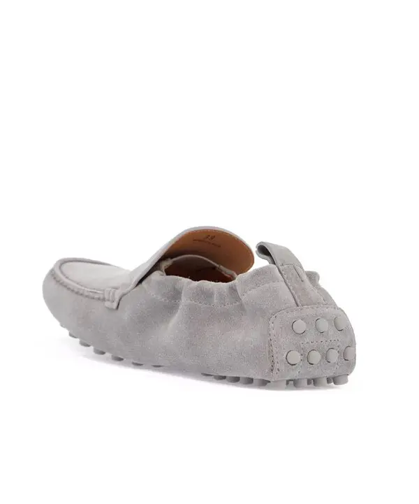TOD'S Gommino Driving Loafers - Gray
