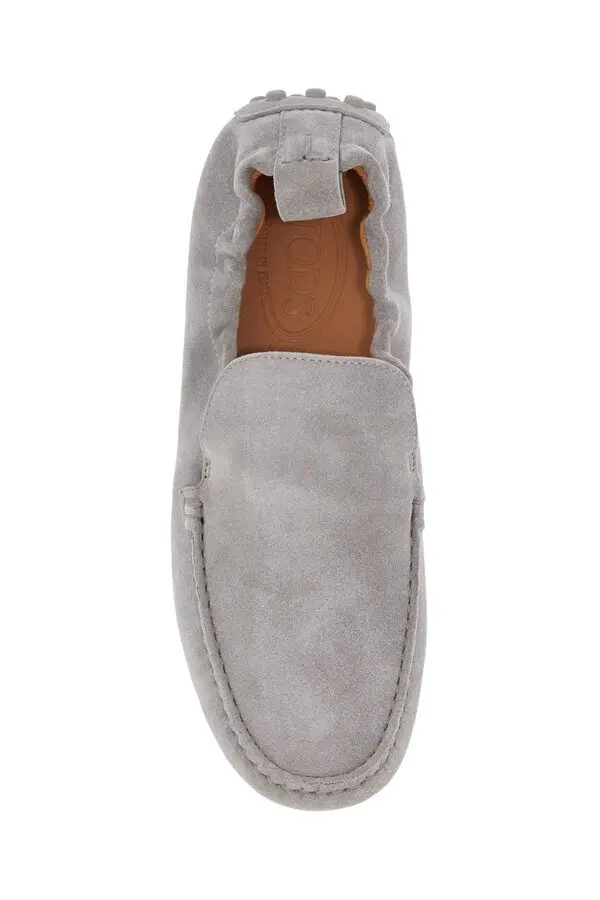 TOD'S Gommino Driving Loafers - Gray