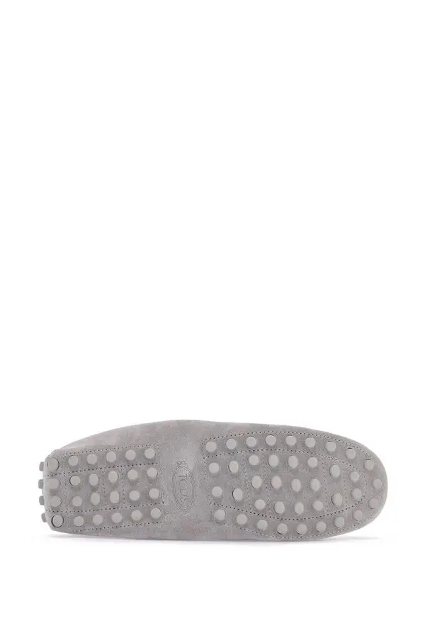 TOD'S Gommino Driving Loafers - Gray