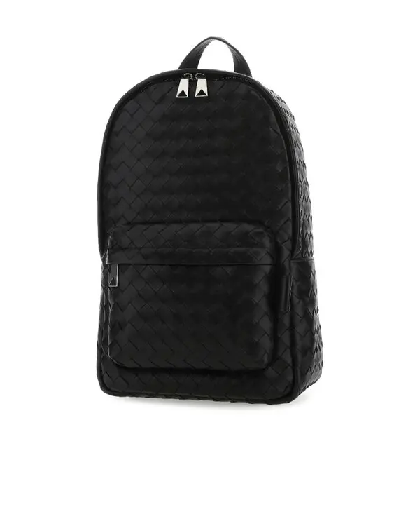 Bottega Veneta Small Intrecciato Backpack - Black