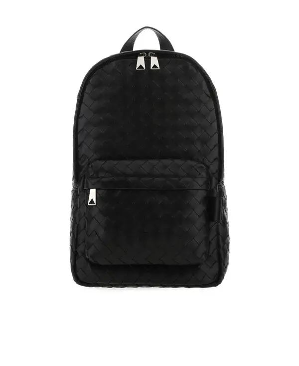 Bottega Veneta Small Intrecciato Backpack - Black