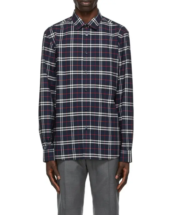 Burberry Checked Slim-fit Shirt