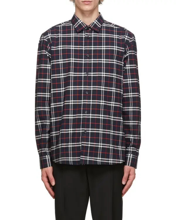 Burberry Checked Slim-fit Shirt