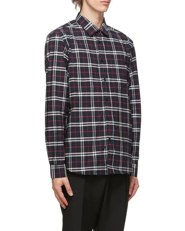 Burberry Checked Slim-fit Shirt