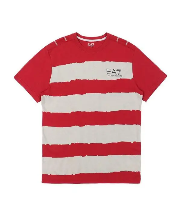 EA7 Logo Printed T-shirt With Round Neck