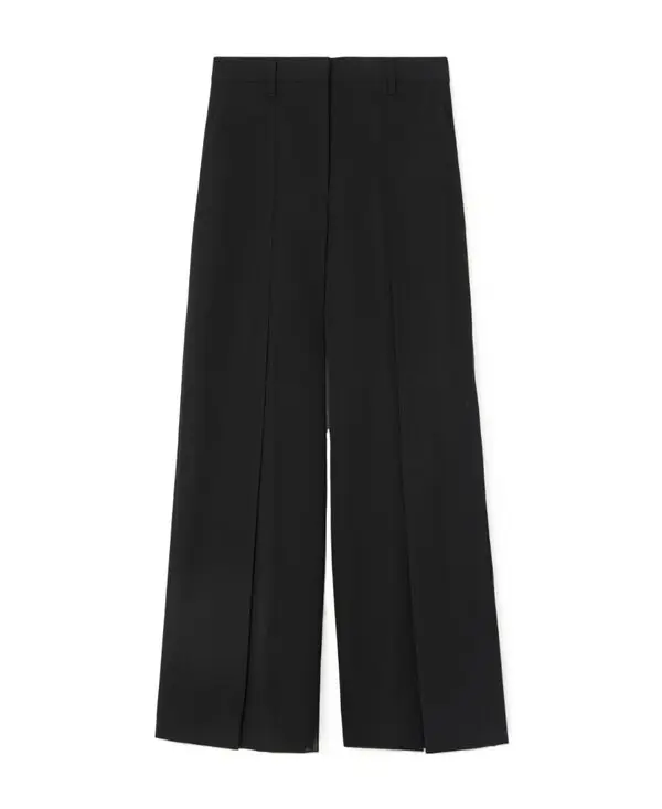 Burberry Tailored Trousers With Slit Detail