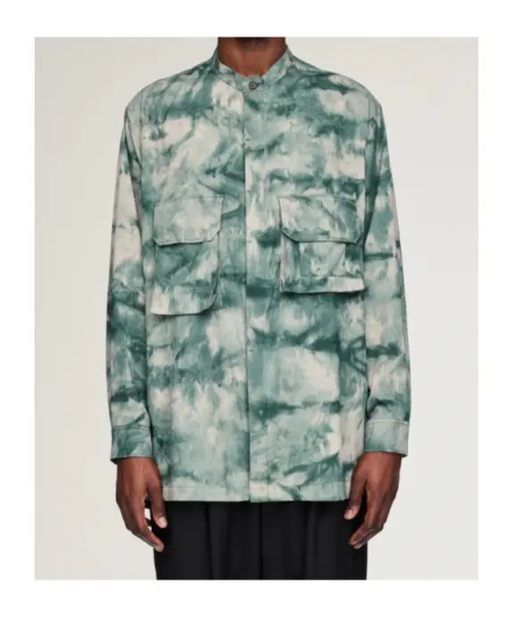 Y3 Aop Tie-dye Pocket Shirt