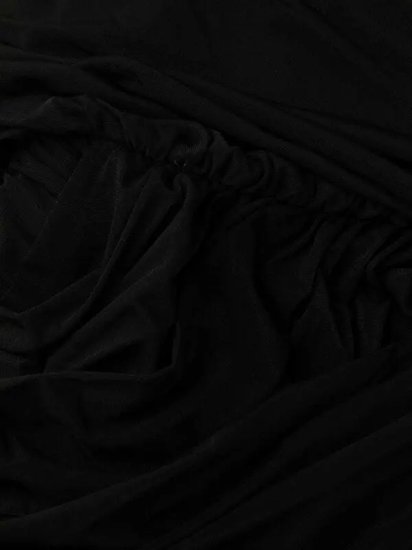 Rick Owens Draped One-shoulder Mini Dress