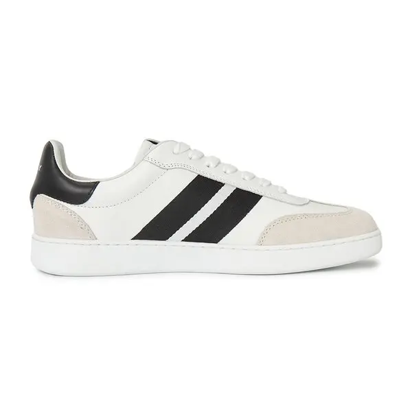 Bally Lace-up Perforated Detail Sneakers - White