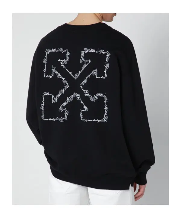 Off-White Logo Printed Crewneck Sweatshirt