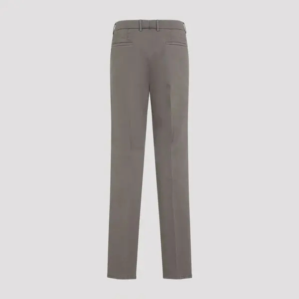 Brunello Cucinelli Garment-dyed Comfort Gabardine Leisure Fit Trousers - No