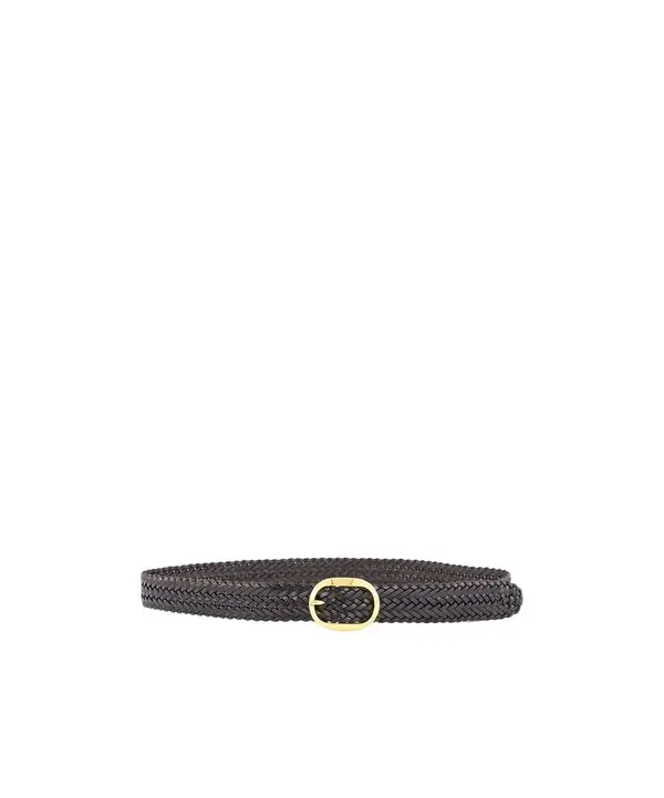 TOM FORD Woven Leather Belt - Brown