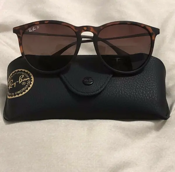 Ray-ban Erika Classic Oval Frame Sunglasses - Green
