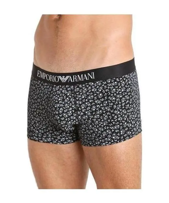 Emporio Armani Printed Boxers - Black