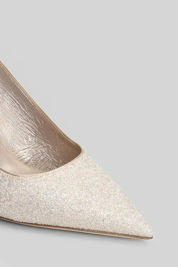 JIMMY CHOO Pointed-toe High-heeled Sandals - Gold