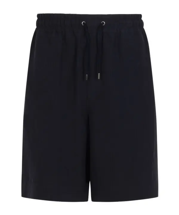 Giorgio Armani Relaxed Fit Drawstring Shorts - Blue