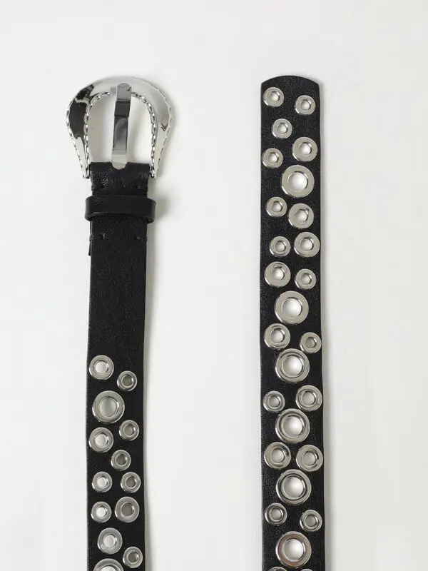 GOLDEN GOOSE Metal Eyelet Belt