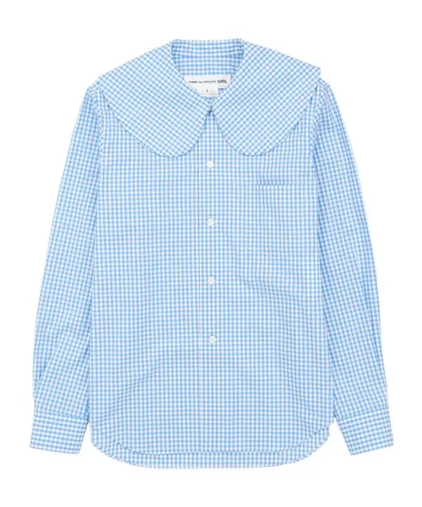 Comme Des Garçons Plaid Shirt - Blue