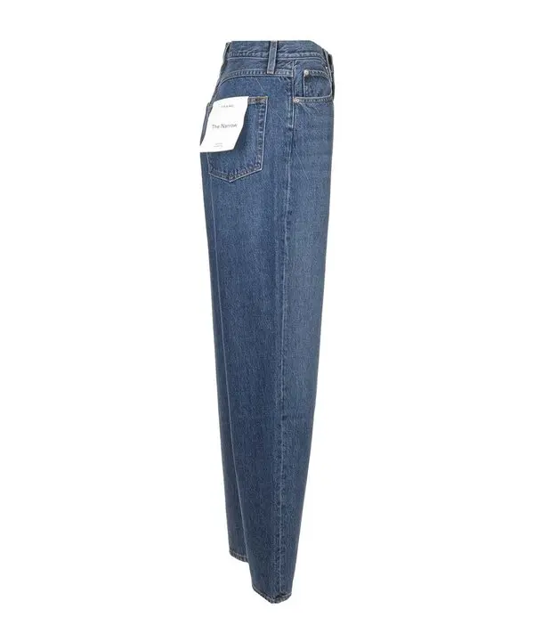 FRAME The Narrow High Waist Jeans - Blue