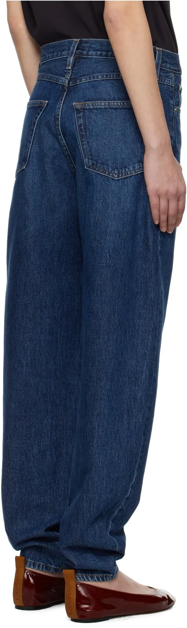 FRAME The Narrow High Waist Jeans - Blue
