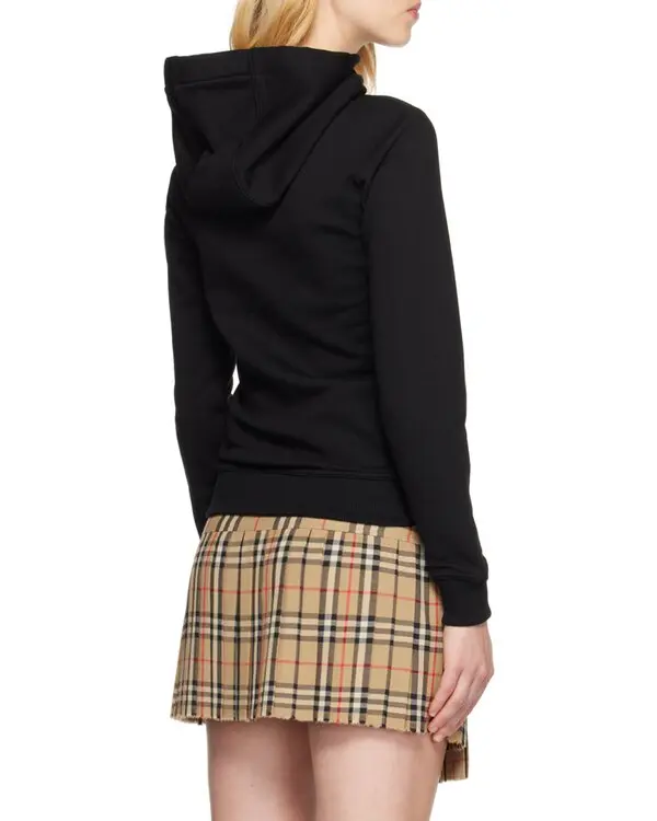 Burberry Logo Patch Drawstring Hoodie