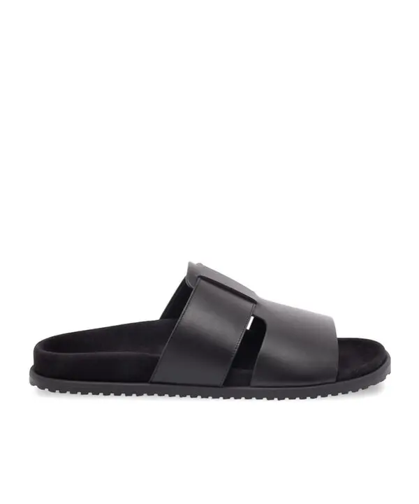 Dolce & Gabbana Logo Detailed Slides - Black