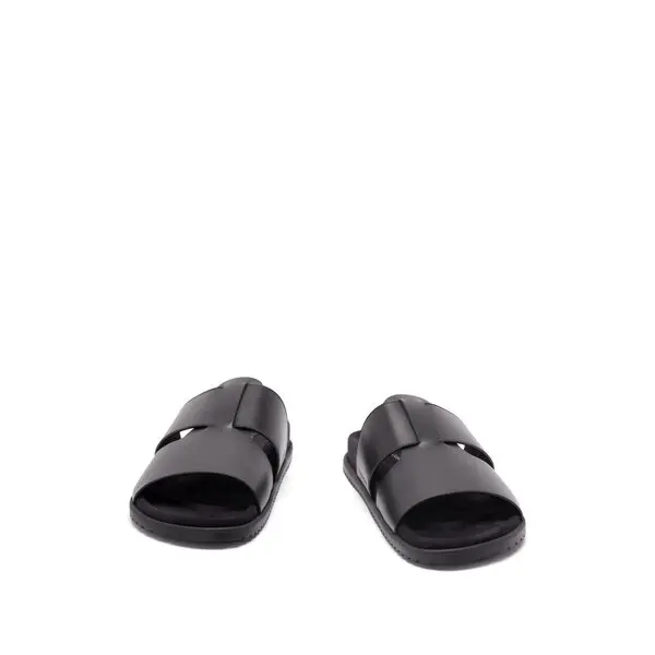 Dolce & Gabbana Logo Detailed Slides - Black