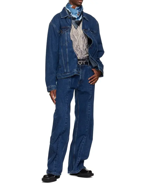Y/project Wide-leg Cotton Jeans