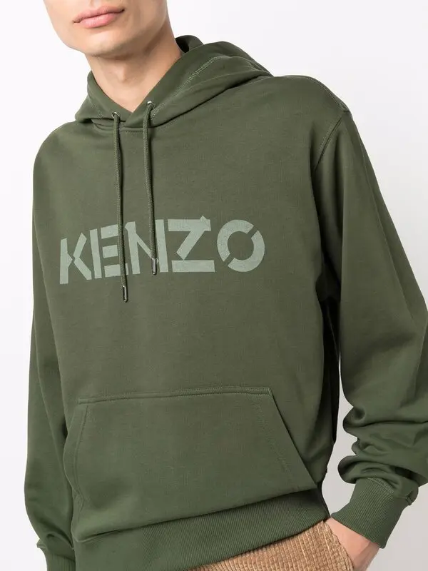 Kenzo Logo-print Cotton Hoodie