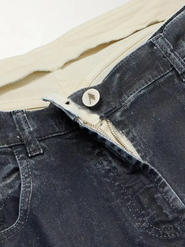 Attico Belted Jeans - Black