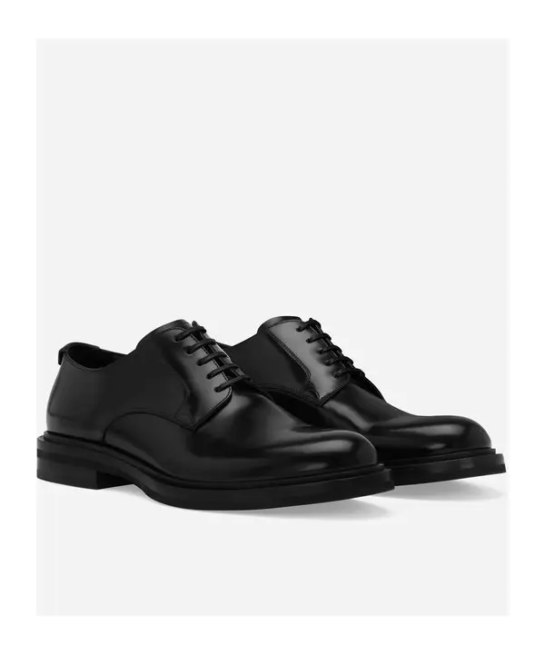 Dolce & Gabbana Brushed Lace-up Derby Shoes