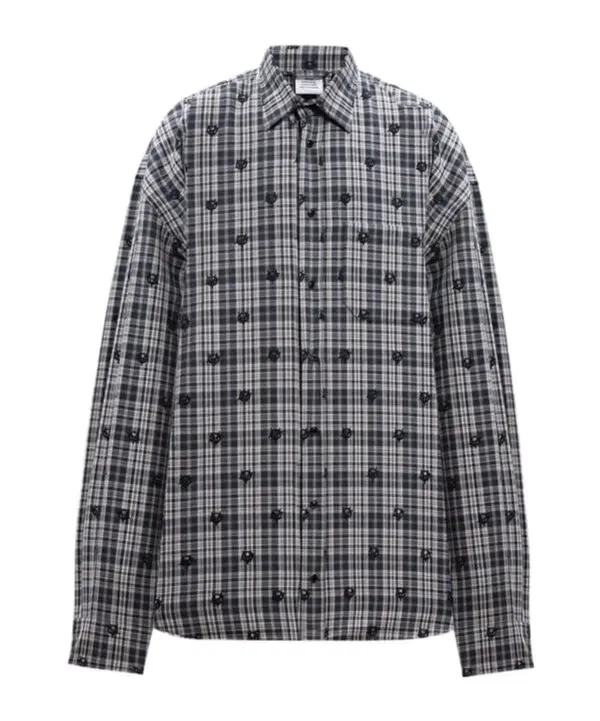 Vetements Lapel Long-sleeved Shirt