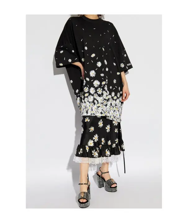 Moschino Floral Pattern Mini Dress
